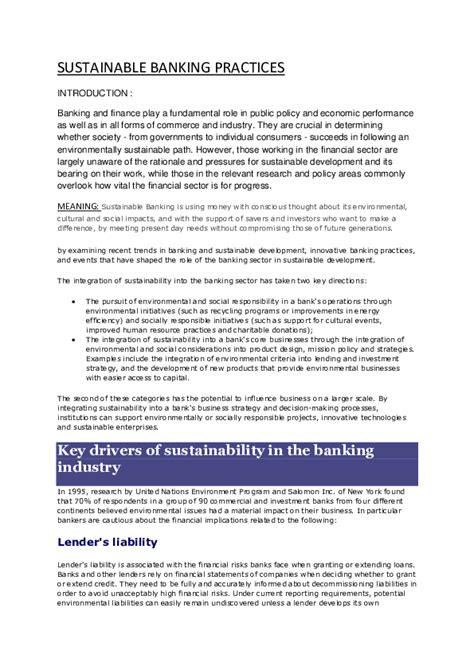 Doc Sustainable Banking Practices