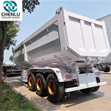 Axletri Axle Axle Cubic Cbm Tipper Hydraulic Heavy Duty Rear Dump Tipping Truck And
