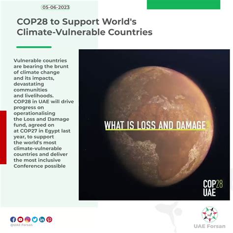 Uae Forsan On Twitter Cop28 To Support Worlds Climate Vulnerable