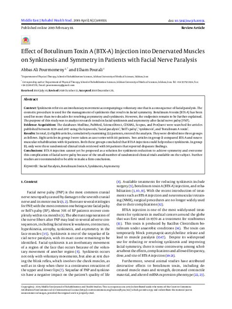 Pdf Botulinum Toxin Therapy For Apraxia Of Lid Opening Forget