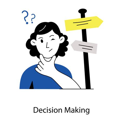 Trendy Decision Making 23912663 Vector Art At Vecteezy