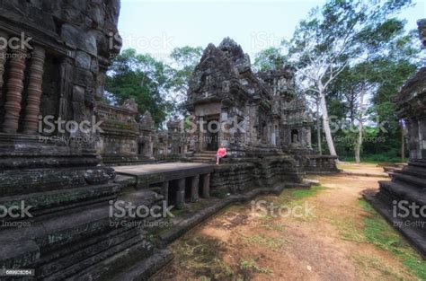 캄보디아 아시아 앙코르 사원 단지에 있는 차우 세이 테보다 사원 Unesco 조직된 단체에 대한 스톡 사진 및 기타 이미지