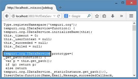 Consuming Wcf Service Using Javascript