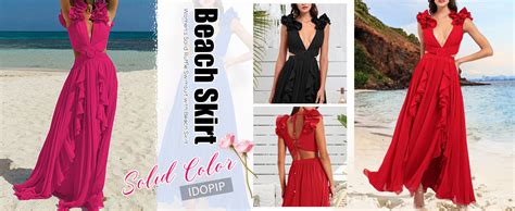Idopip Womens One Piece Swimsuit With Beach Cover Up Wrap Skirt Sarong