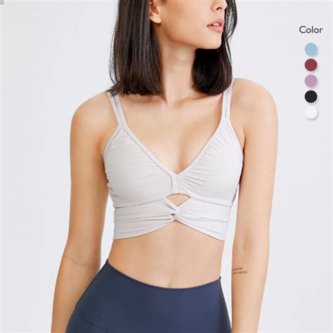 Women Shockproof Yoga Bra High Strength Fitness Underwear Wearing