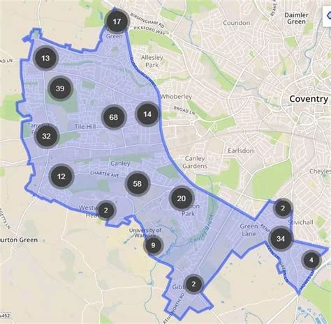 Coventry Crime Map Latest Crime Figures For The City Coventrylive