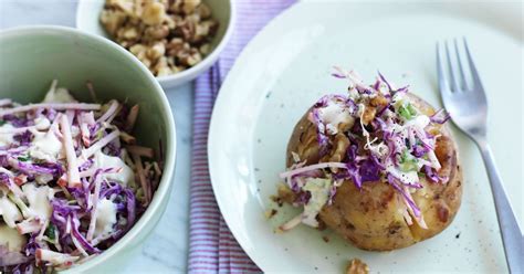 Jacket Potato With Apple Coleslaw