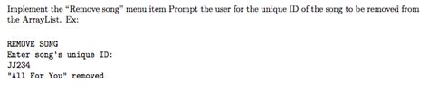 Solved Create Two Files To Submit SongEntry Java Class Chegg
