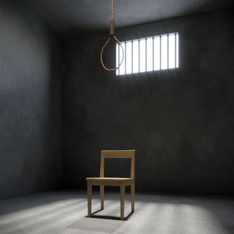 Premium Photo Rope Noose And Chair In Prison Cell With Light Shining