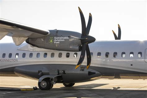 Regional Aircraft Flies Powered By 100 Saf In Both Engines For The