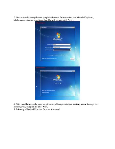 Langkah Langkah Cara Install Ulang Windows PDF