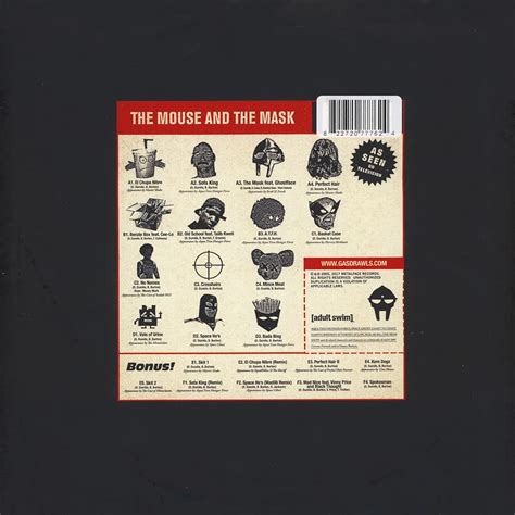 Dangerdoom Danger Mouse And Mf Doom The Mouse And The Mask Official