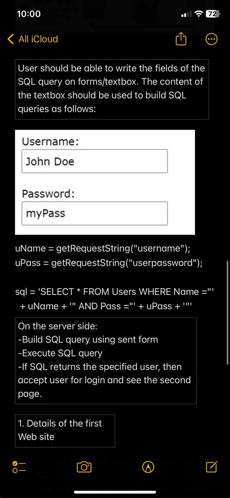 Solved Sql Injection Attacksimplement Two Different Web