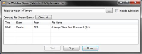 FileSystemWatcher Pure Chaos Part Of CodeProject