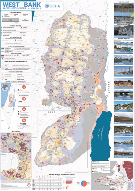 Map Of The West Bank Showing Over 250 Israeli Settlements Restricted