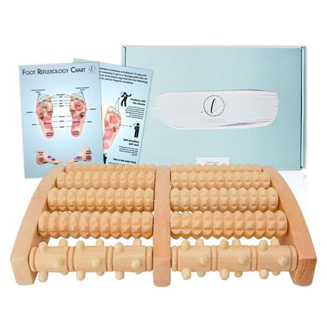 Lilienfeldt Fußmassagegerät Fussmassagegerät Holz Fußmassageroller