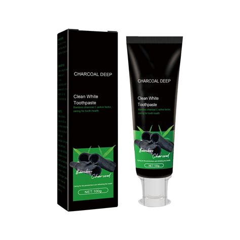 Toothpaste Black Whiten Toothpaste Activated Deep Clean Toothpaste To