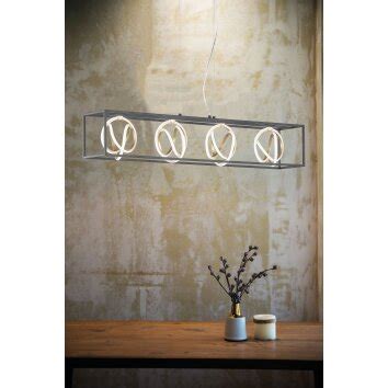 Fischer Honsel Gisi Pendant Light LED Black 60913 Lamps Eu