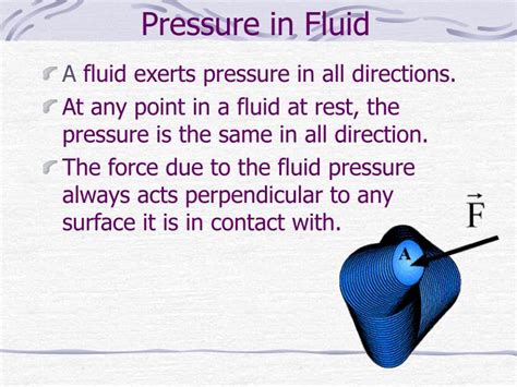 PPT Pressure In Fluid PowerPoint Presentation Free Download ID 4696361
