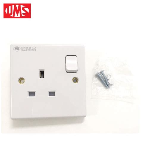 Ums 13a Switch Socket Outlet Wall Socket Switches Sirim Approved Socket Dinding Switch