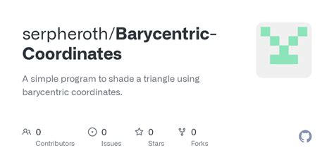 Github Serpheroth Barycentric Coordinates A Simple Program To Shade A Triangle Using