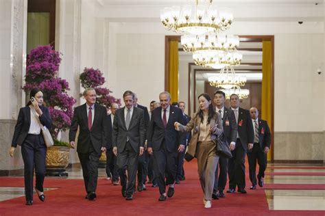 王文涛会见舒默及美两党代表团 讨论中美经贸关系等问题 星岛日报