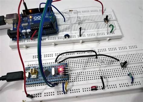 how to use i2c communication in stm32 microcontroller arduino