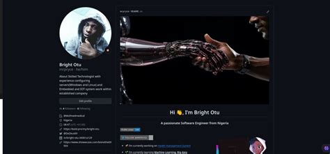 Bright Otu On Linkedin Github Customization Softwareengineers Developerjourney Enterprenuer