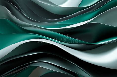 Abstract Green Waves Background Stock Illustration Illustration Of Color Digital 312537718