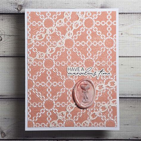 Luxe Lattice Embossing Folder Of The Month Spellbinders Uk