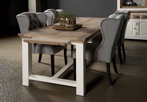 Eetkamertafel Parma Rustiek Eiken En Grenen 160 Cm Arc Livingnl