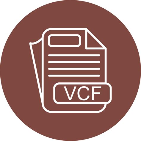 Vcf File Format Colorful Concept Art 60719799 Vector Art At Vecteezy