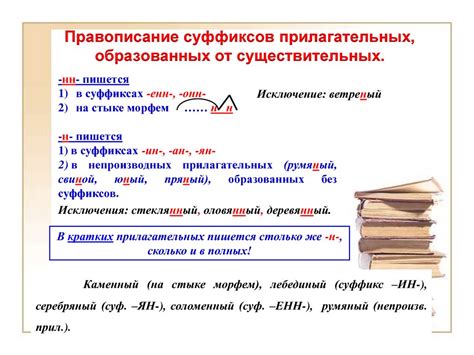 Правописание н и нн в суффиксах прилагательных причастий и наречий