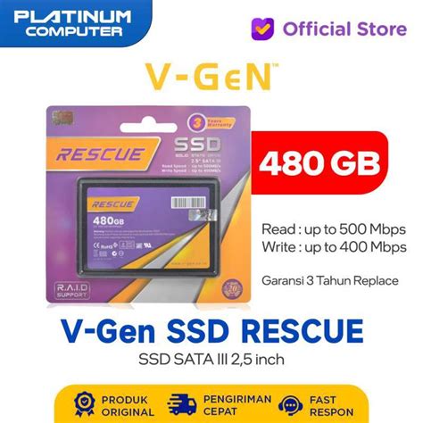 Jual Ssd V Gen Rescue Sata Iii Gb Di Seller Platinum Computer Purworejo Kab Purworejo