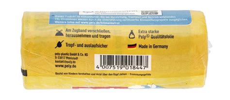 Pely Zugband Müllbeutel extra stark Liter online kaufen bei myTime de