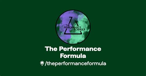 The Performance Formula Instagram Linktree