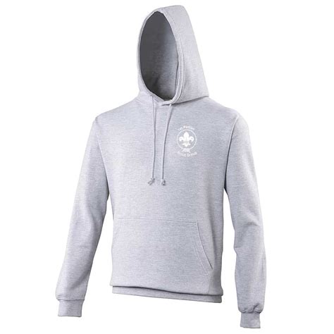 1st Potton Scouts Hoodie Heather Grey Theuniformmonkeys