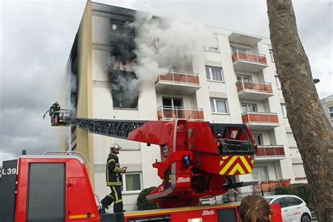 Colmar Violent Incendie Avenue De Leurope