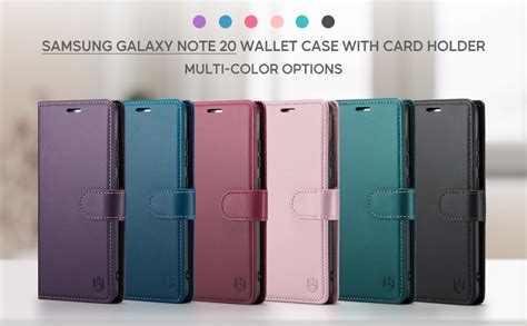 Flipalm For Samsung Galaxy Note 20 5g Wallet Case With Rfid