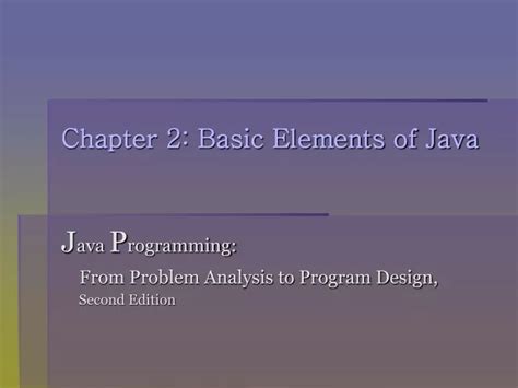 Ppt Java Programming Essentials For Beginners Powerpoint Presentation Id9510724
