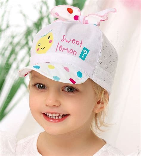 Czapka Na Lato Z Daszkiem Dla Dziewczynki Sweet Lemon Rozm Cm Czapki Lato