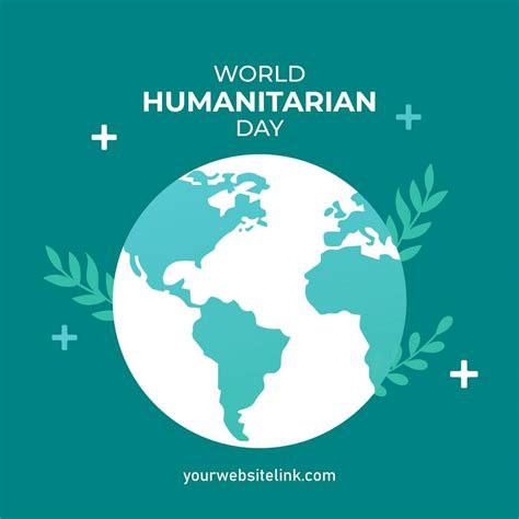 19th August World Humanitarian Day Vector Templates World Humanitarian