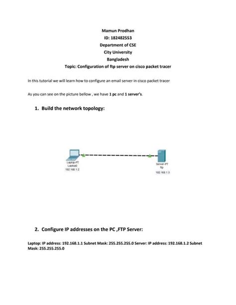 dns server configuration with cisco packet tracer pdf