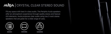 New Periphio Auxia Desktop Computer Speakers Hd Audio 21 Rgb Modes Pc Gaming