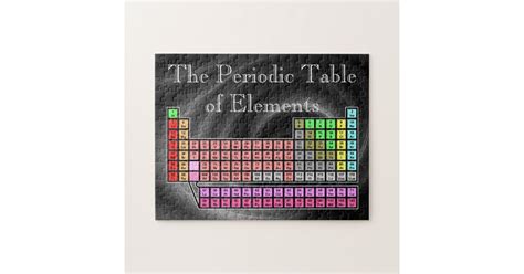 Periodic Table Jigsaw Puzzle Zazzle