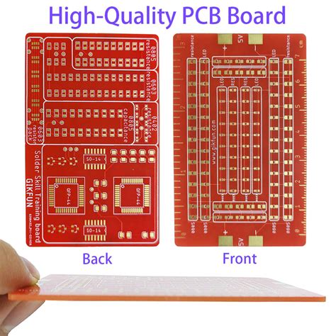 Gikfun Soldering Practice Kit Smd Smt Welding Skill Training Board Diy