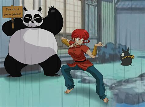 Ranma And Genma Saotome By Muryska On Deviantart