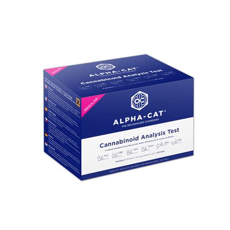 Alpha Cat Cannabinoids Analysis Test Regular Kit