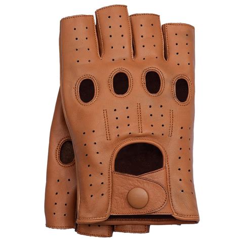 Leather Fingerless Driving Gloves Swift Wears