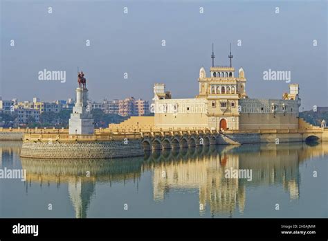 Closeup Shot Of Famous Sri Harmandir Sahib Gurdwara In India At Night